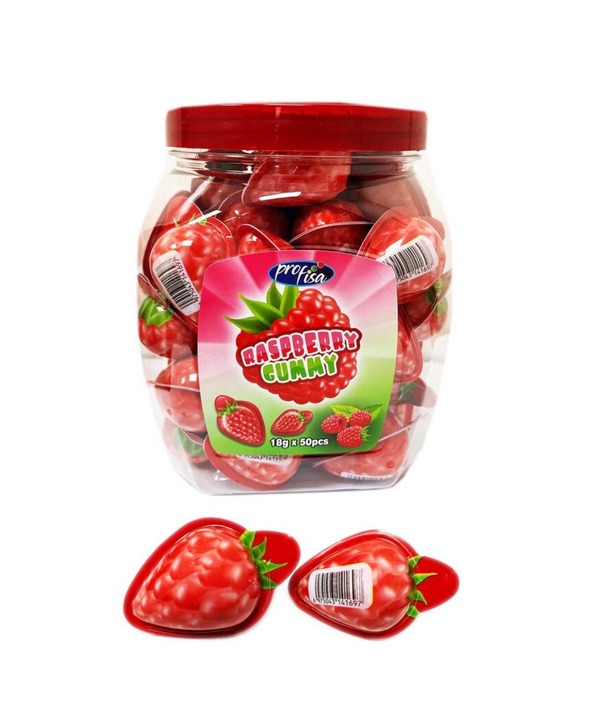 Guminukas su įdaru RASPBERRY - FinFun