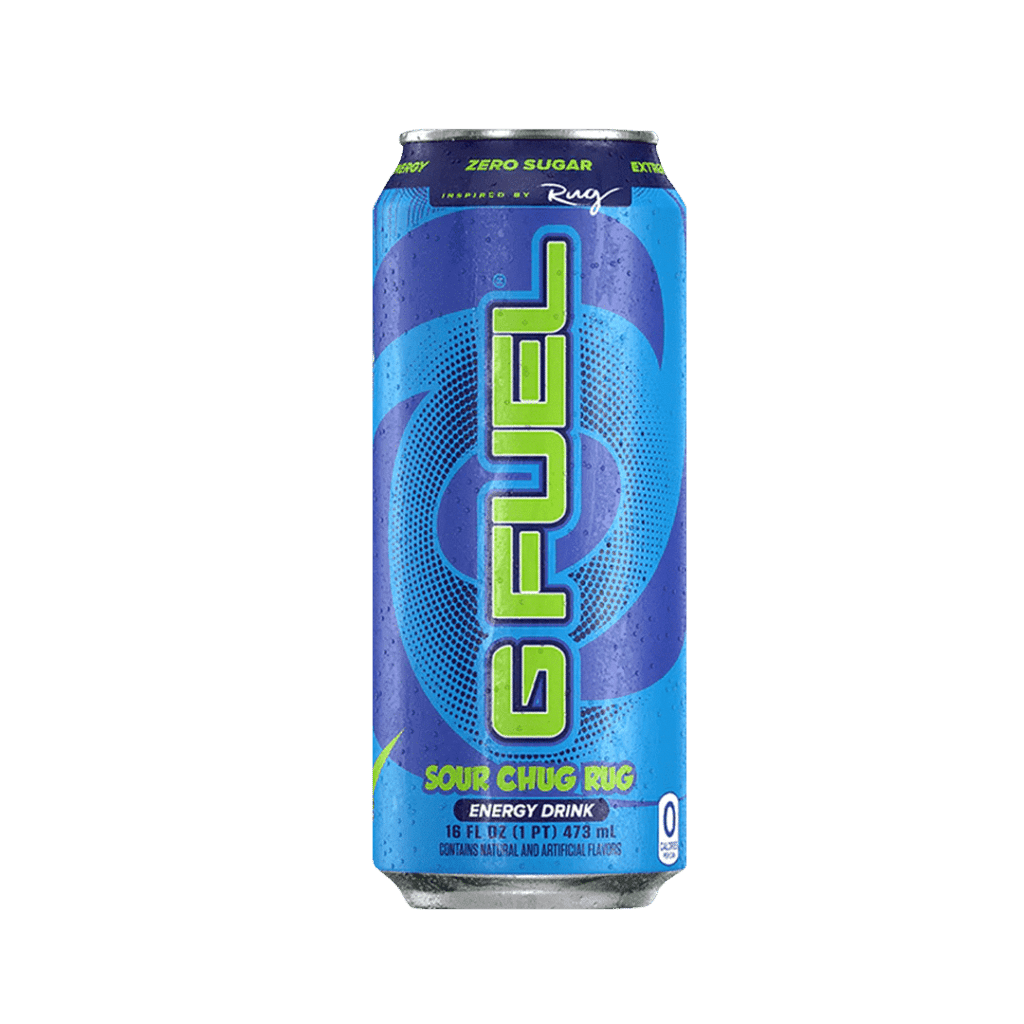 Gazuotas energinis gėrimas GFUEL Sour Chug Rug 473ml - FinFun