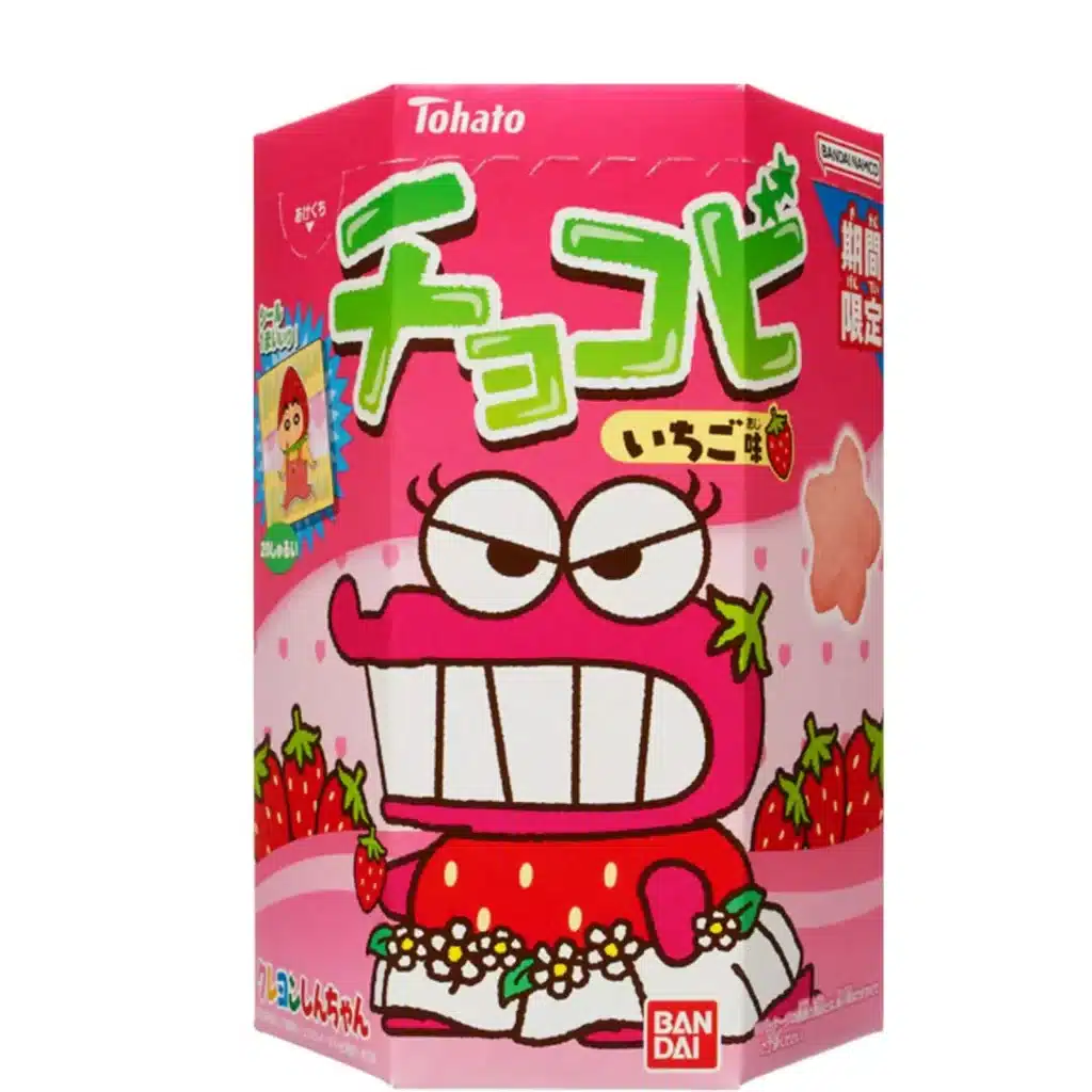 Kukurūzinis braškinis užkandis TOHATO Chocobi, 18g – FinFun